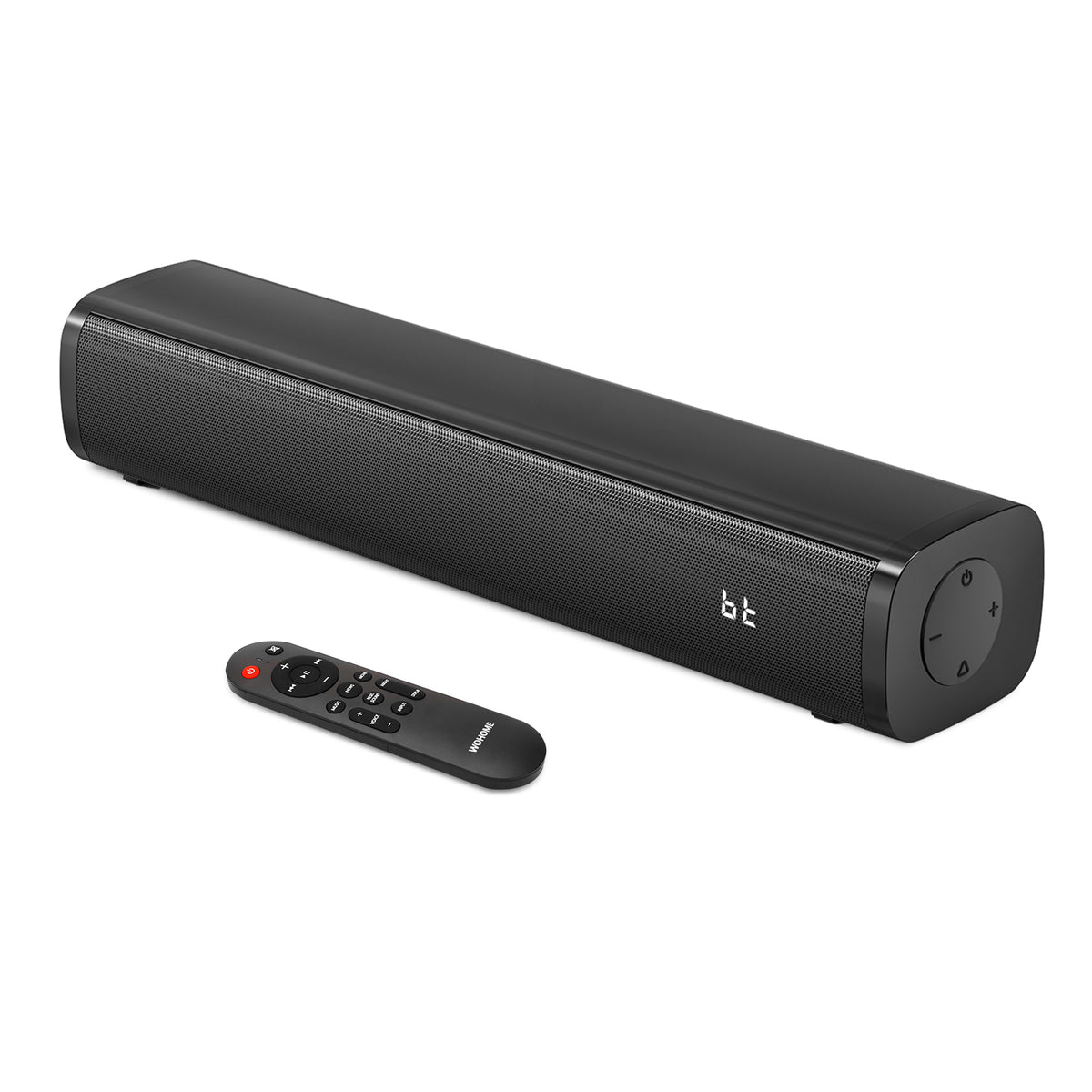 Wohome 2.1ch Small Sound Bars for TV with 6 Levels Voice Enhancement,